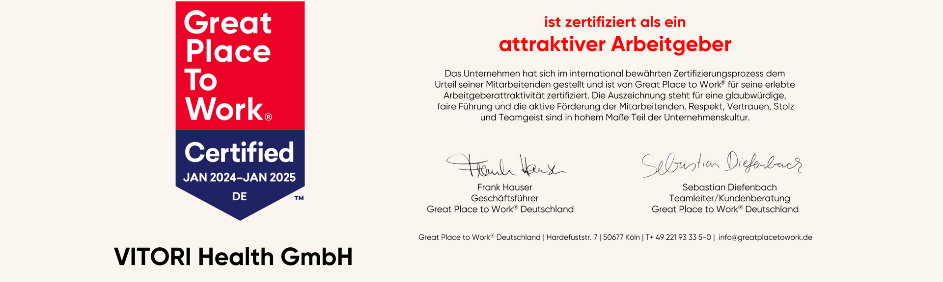 Unser Team – VITORI